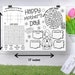 Mothers Day Activity Placemat Printable for Kids, Mothering Sunday ...