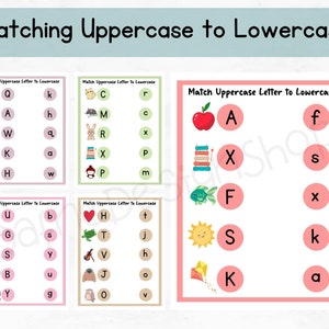 Alphabet Letters Printable Activity Bundle, Letter Practice Worksheets ...