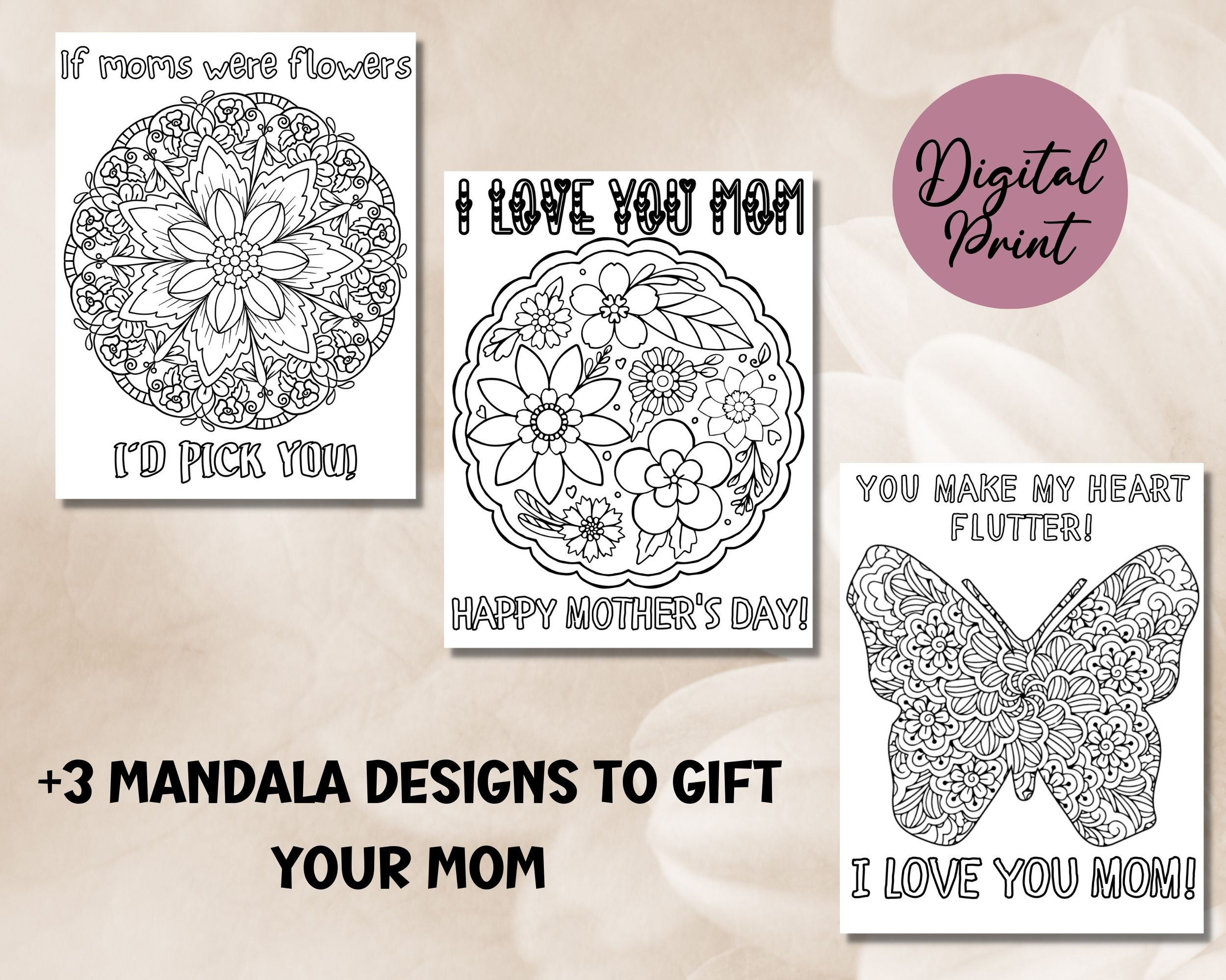 All About Mom Printable Mothers Day Questionnaire, Mothers Day Activity ...