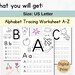 Preschool Alphabet Worksheets Bundle, Printable Alphabet Letter Sounds ...