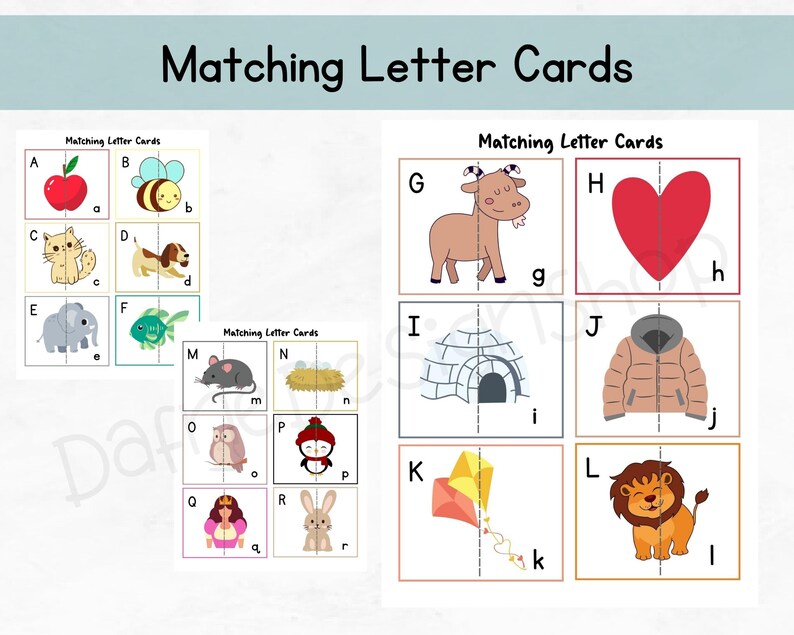 Alphabet Letters Printable Activity Bundle, Letter Practice Worksheets ...