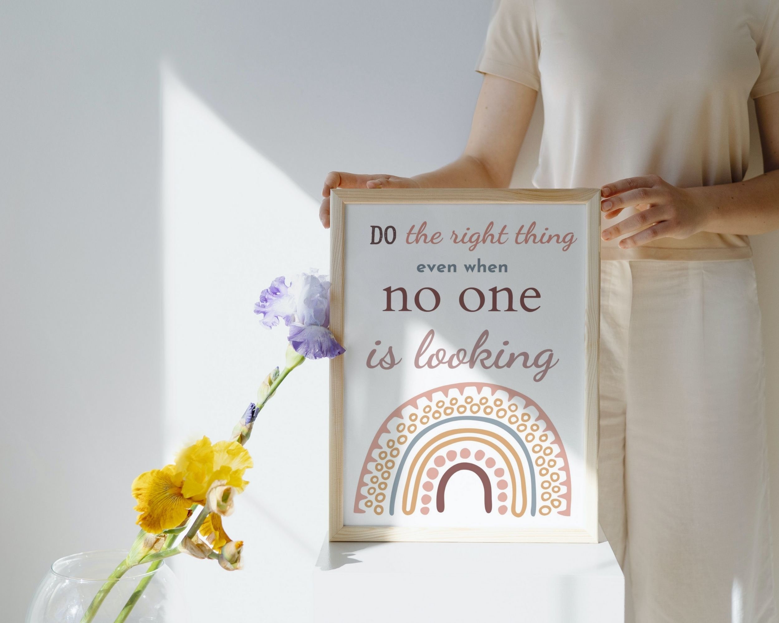 Motivational Quotes Wall Art, Inspirational Quotes Home Decor Printable ...