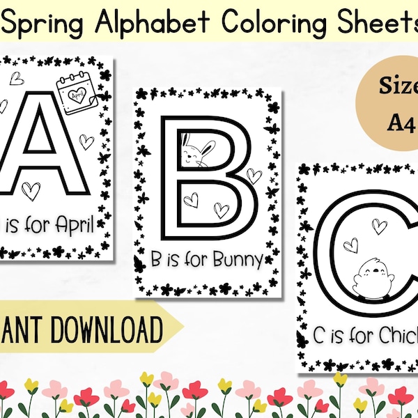 Alphabet Letter Tracing Kids Printable Worksheets, Uppercase Lowercase ...