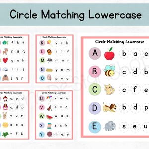 Alphabet Letters Printable Activity Bundle, Letter Practice Worksheets ...