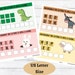 Word Cards Printable Game for Preschool, Alphabet Picture Cards for ...