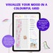 A Year in Pixels Printable, Yearly Mood Tracker Journal, Year in Pixels ...