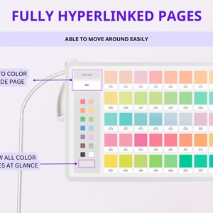 Cheapest Goodnotes Color Guide for Notebook & Digital Planner, Simple ...