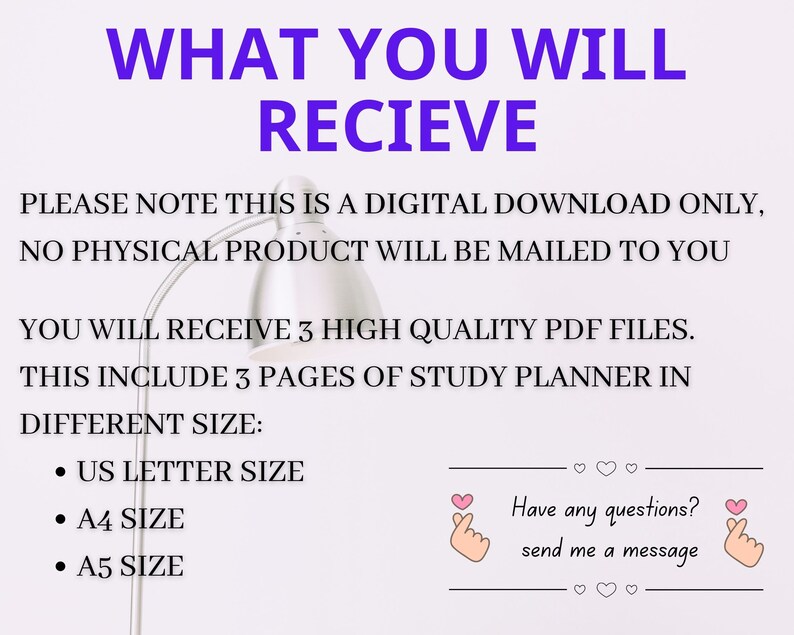 Minimalist Study Planner Printable, Assignment Tracker, Printable Student Planner, Academic ...