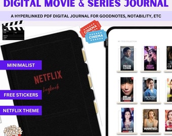 Digital Movies & Series Journal, Digital Movie TV Show Planner, Movie ...