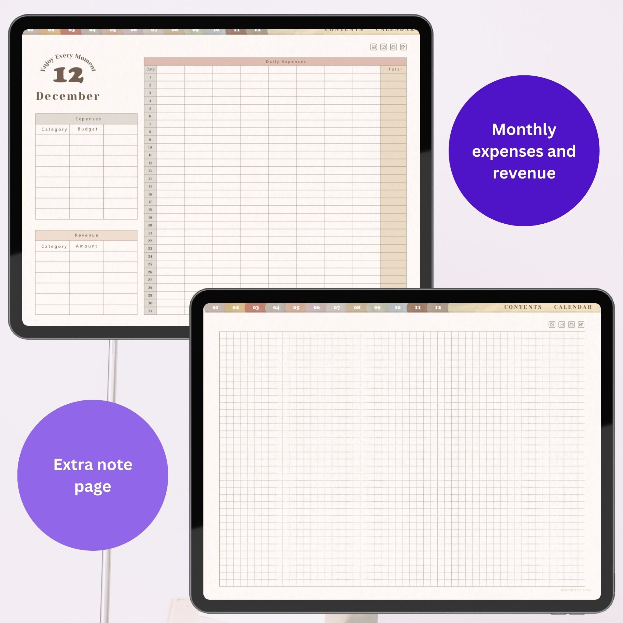 2024 Digital Planner 2024 Vintage Planner Daily, Weekly & Monthly ...