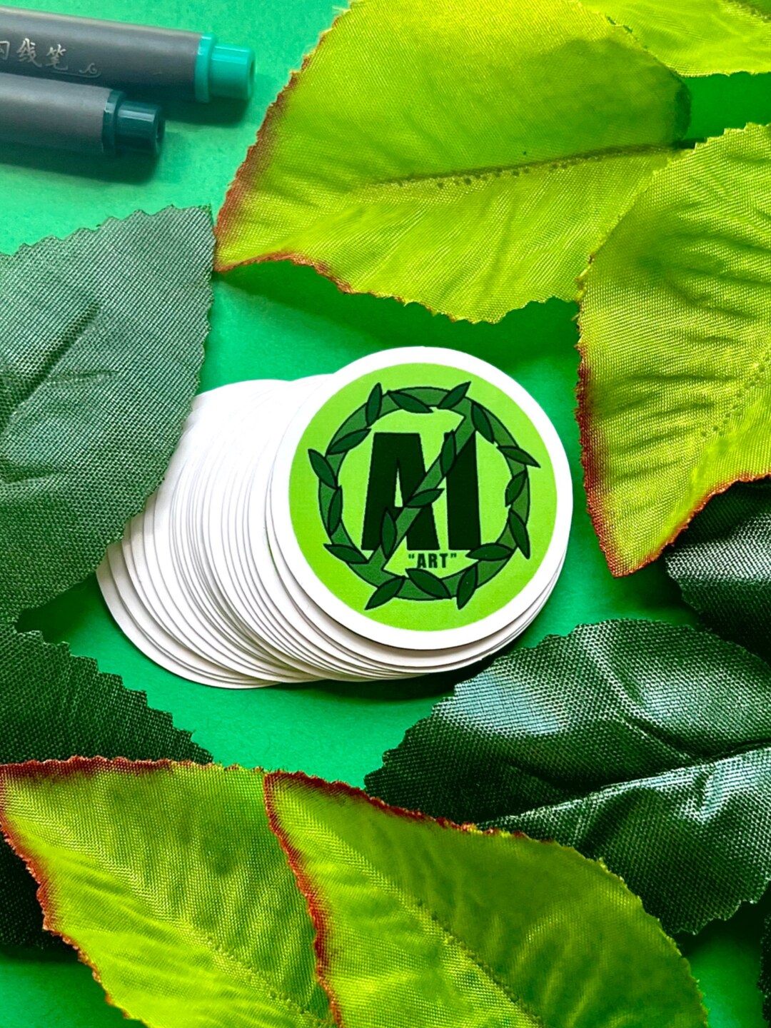 Anti AI Art Sticker - Etsy
