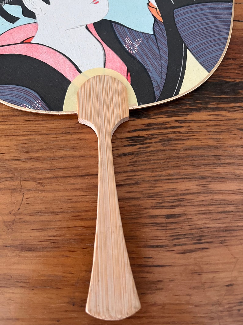 Vintage Japanese Uchiwa Fan - Etsy