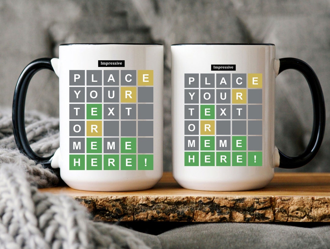Personalized Wordle Coffee Mug: Customizable Birthday Gift - Etsy