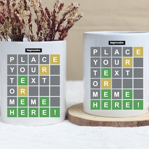 Custom Wordle Mug Personalized Wordle Mugs for Men and Women Birthday ...