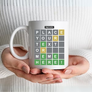 Custom Wordle Mug Personalized Wordle Mugs for Men and Women Birthday ...