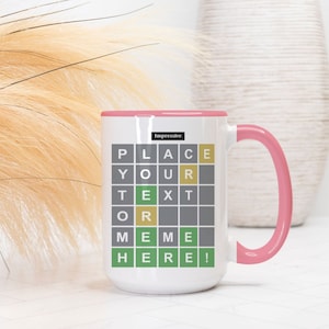 Custom Wordle Mug Personalized Wordle Mugs for Men and Women Birthday ...