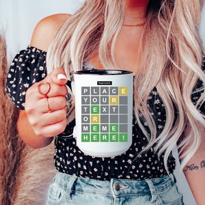 Custom Wordle Mug Personalized Wordle Mugs for Men and Women Birthday ...