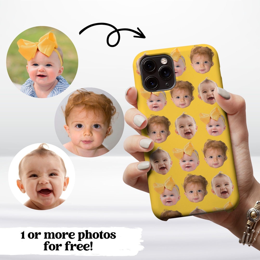 Custom Face Cases Personalized Photo Phone Case, Tough TPU Case - Etsy