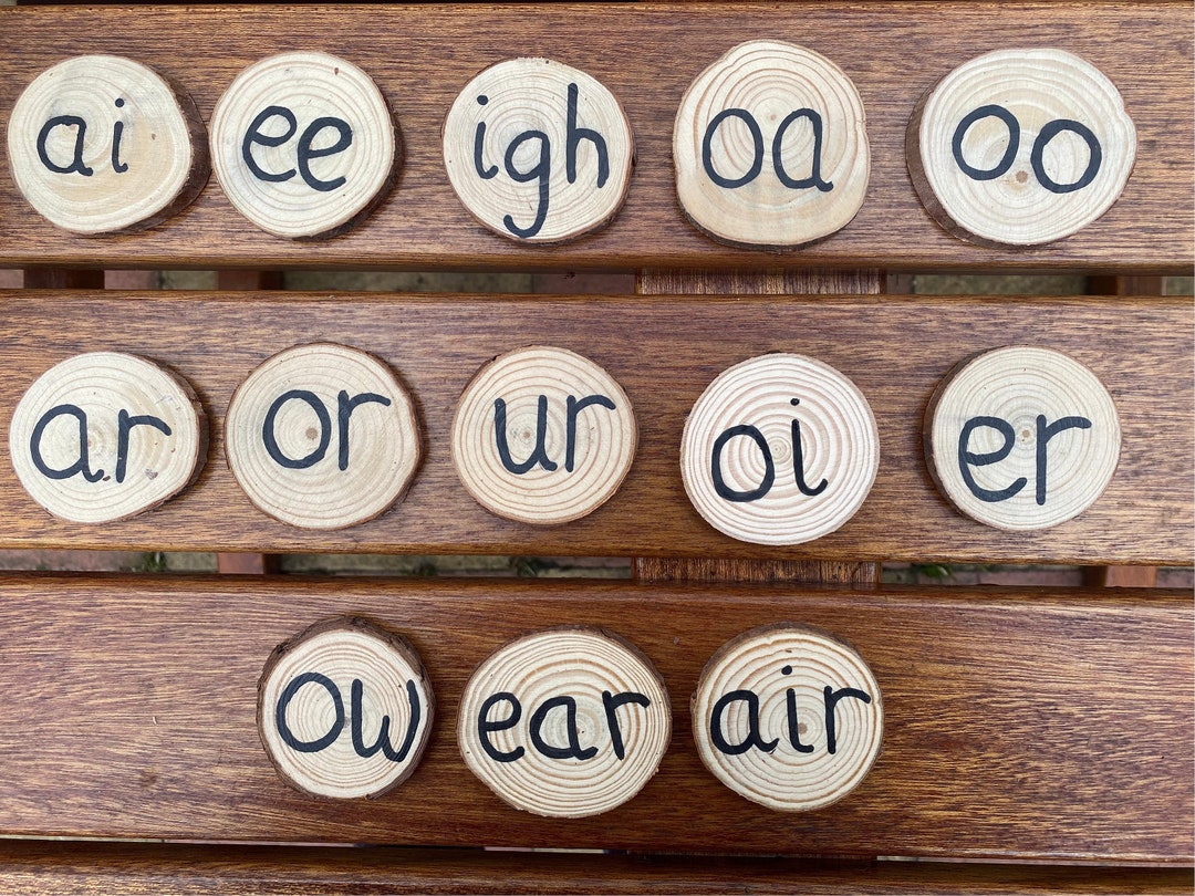 Phonics Phase 3 Log Slices Little Wandle Spring 1 Graphemes - Etsy