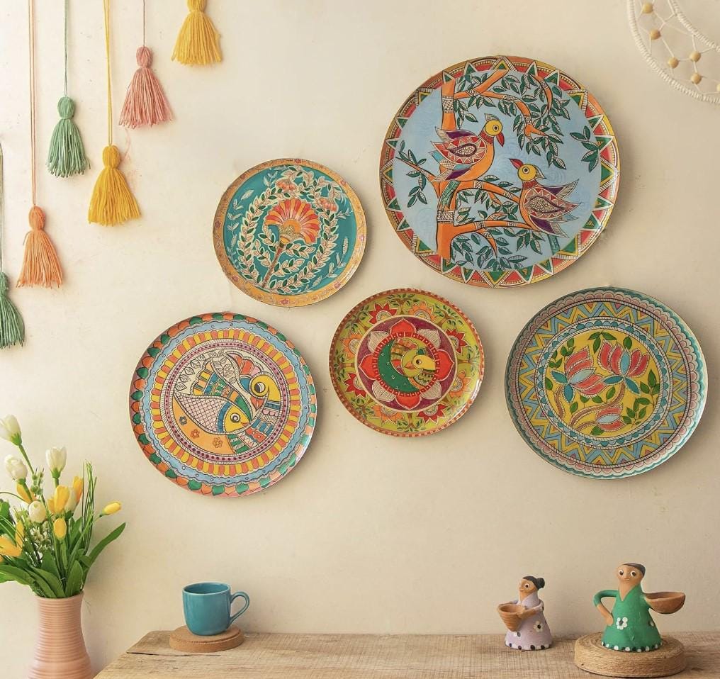 Madhubani Wall Decor - Etsy