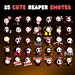 Combo of 12 Animated and 35 Static Reaper Emotes, Animated Twitch ...