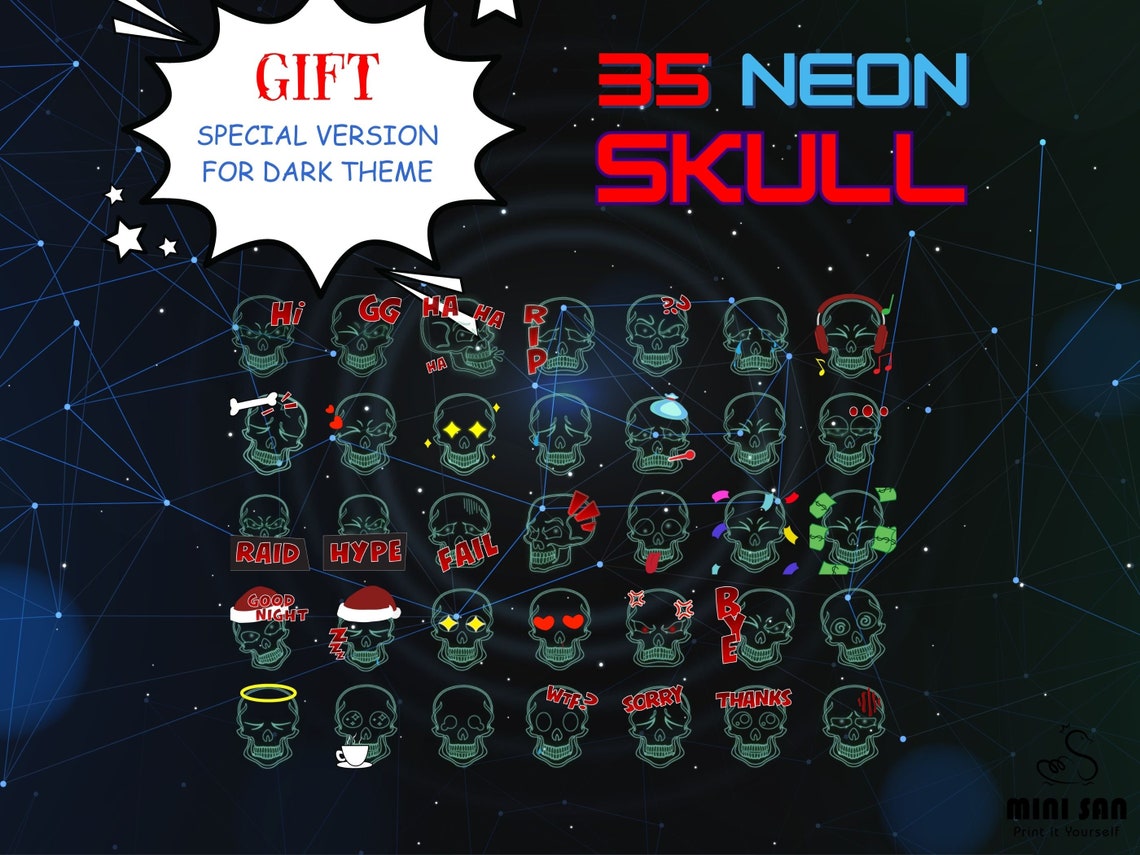 35 Funny Skull Emotes Pack, Twitch Emotes Pack, Discord Emotes Pack ...
