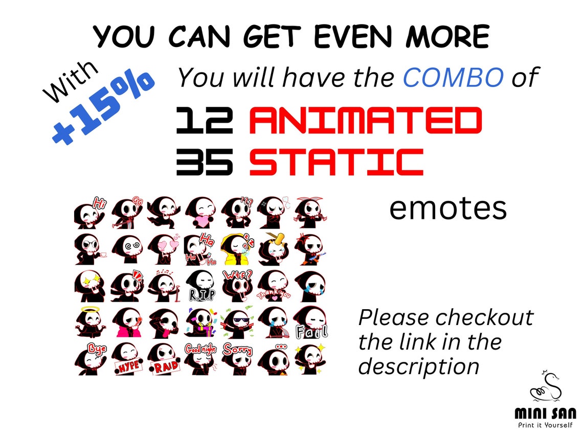 Animated Emotes Cute Panda, Animated Twitch Emotes Set, Animated ...