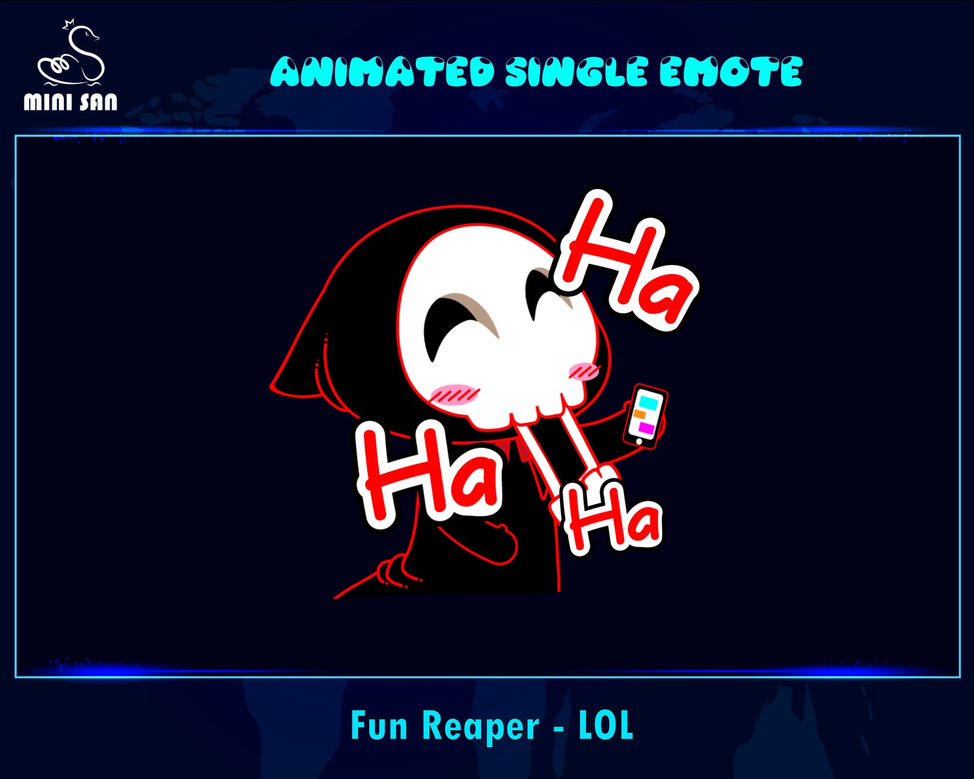 Animated Cute LOL Reaper Emote, Cute LOL Reaper Twitch Emote, Cute ...