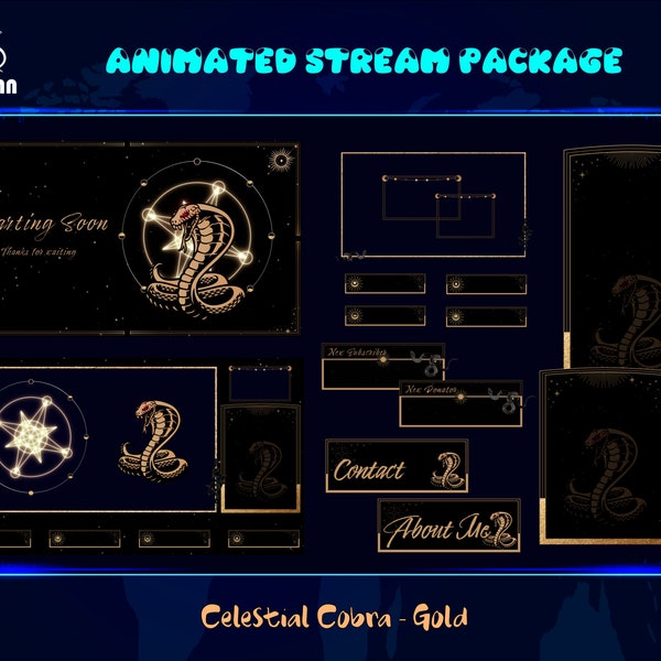 Twitch Animated Snake Overlay - Etsy