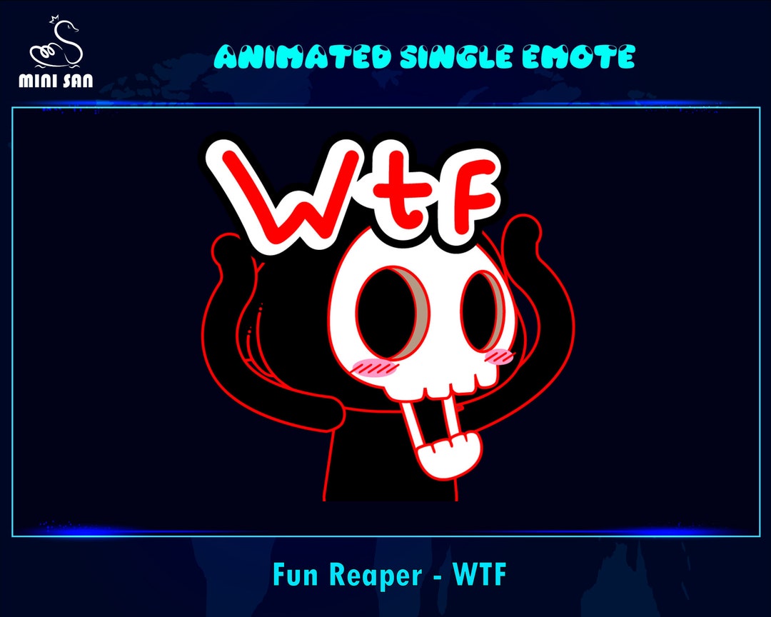 Animated WTF Cute Reaper Emote, Cute Reaper Twitch Emote, Cute Reaper ...