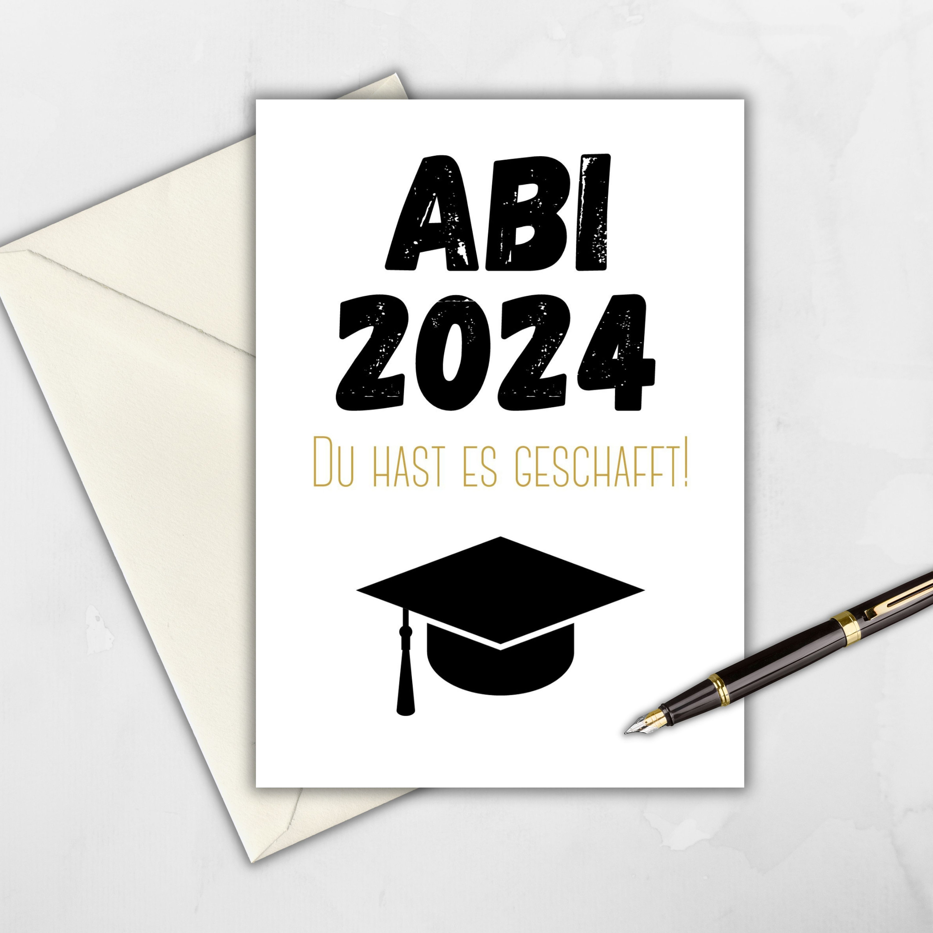 Card Abitur 2024, Congratulations Card Abitur, Last Minute Gift Abitur ...