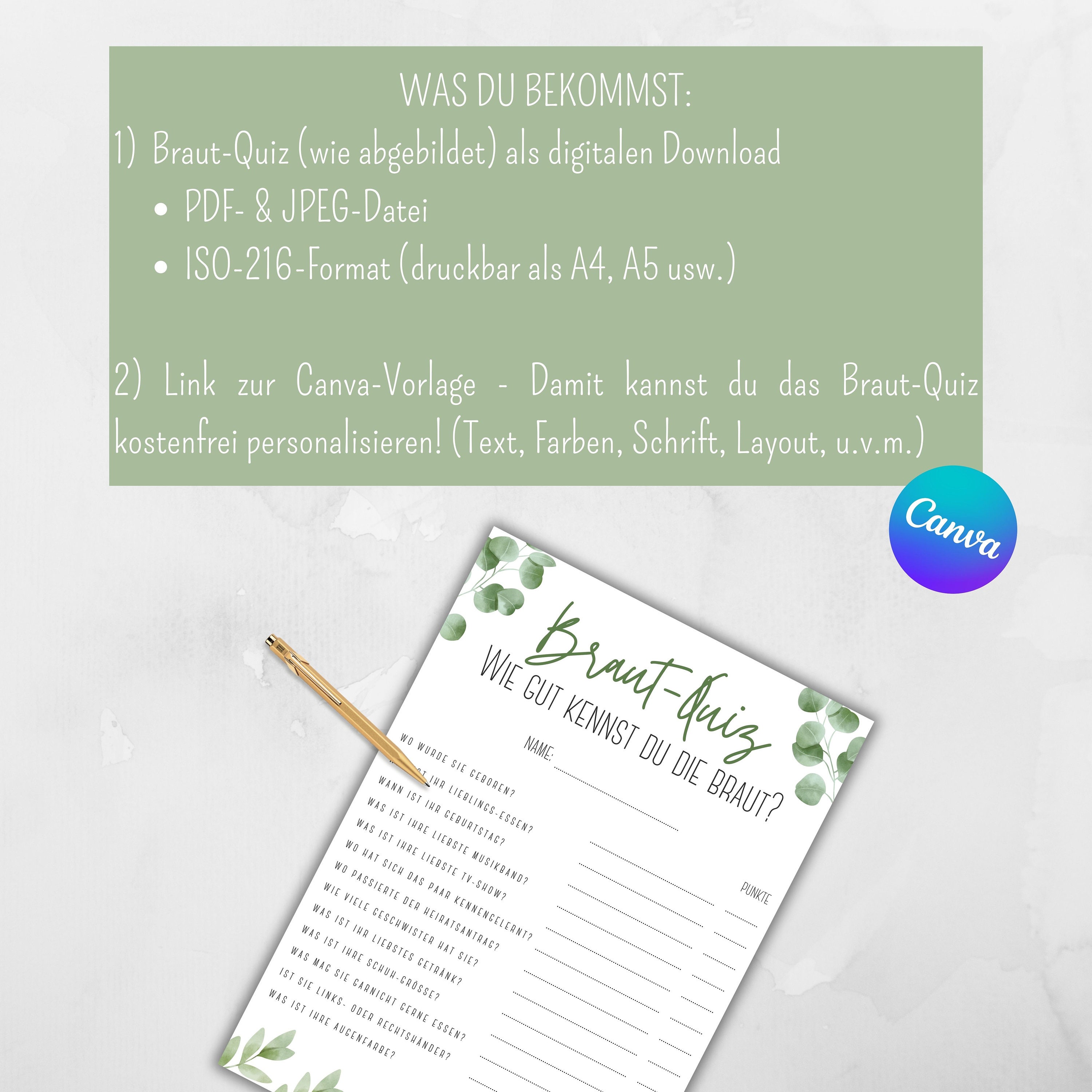 Bride Quiz, How Well Do You Know the Bride JGA Game Activity Bridal ...