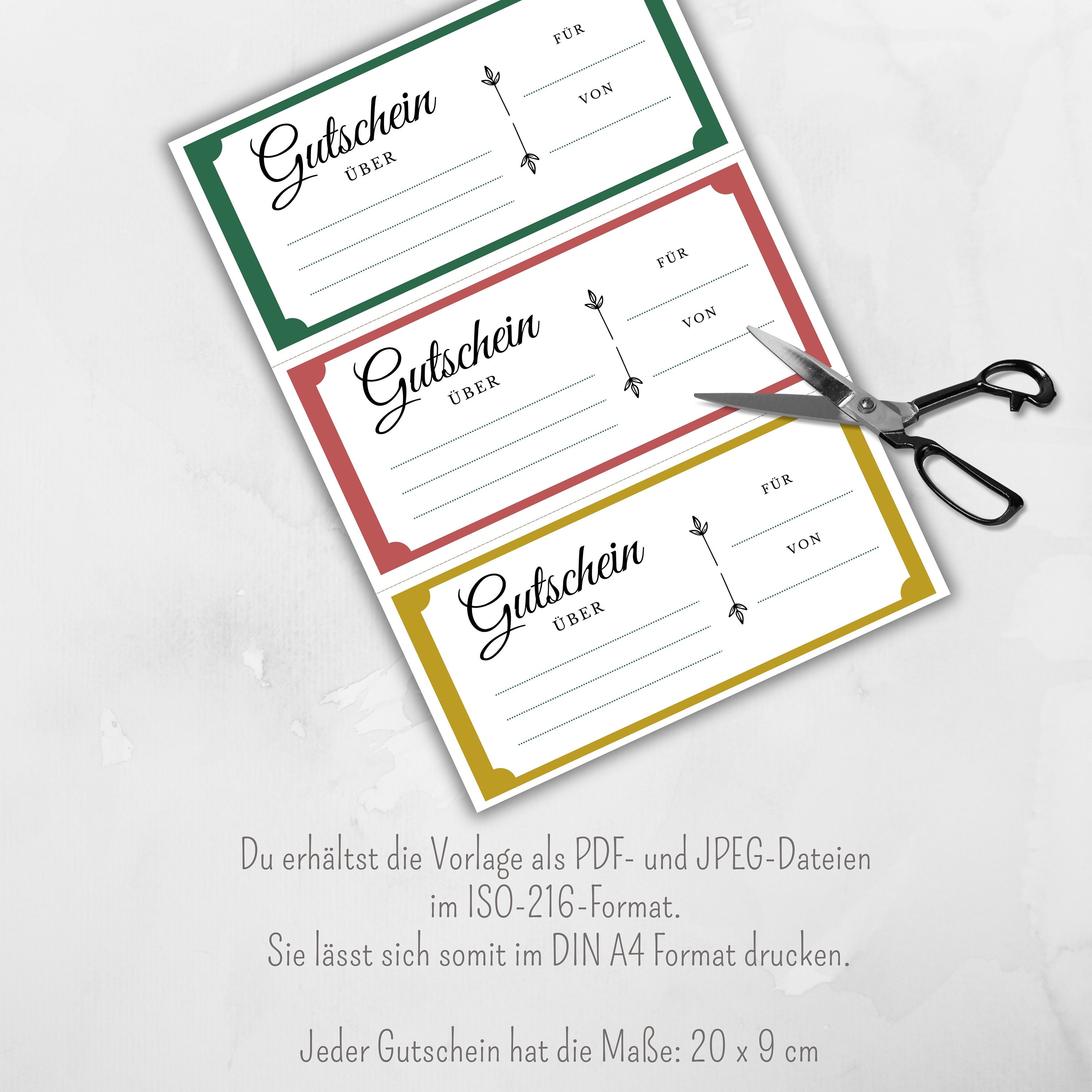 Blank Voucher Templates to Fill Out, Personalizable Voucher, Voucher to ...