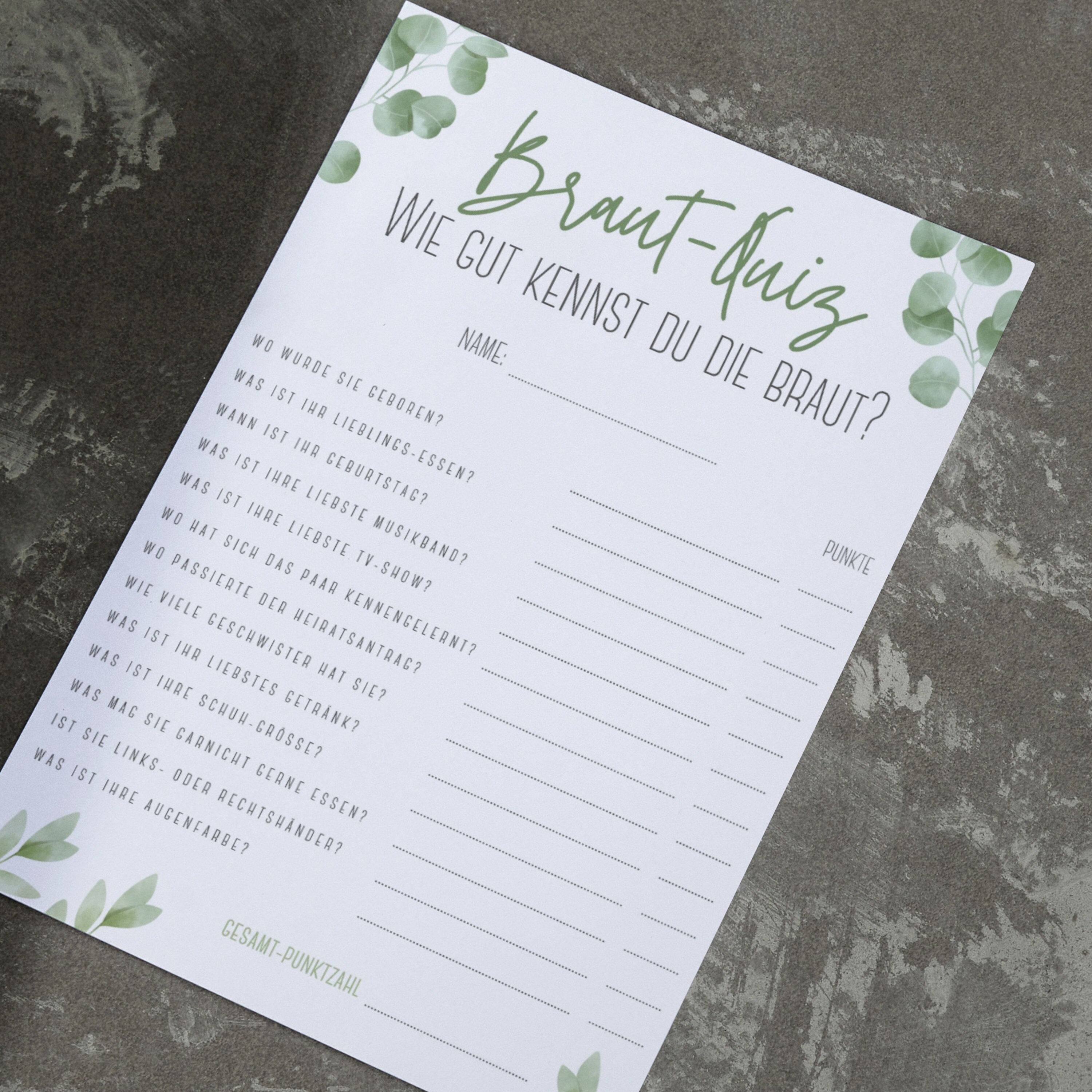 Bride Quiz, How Well Do You Know the Bride JGA Game Activity Bridal ...