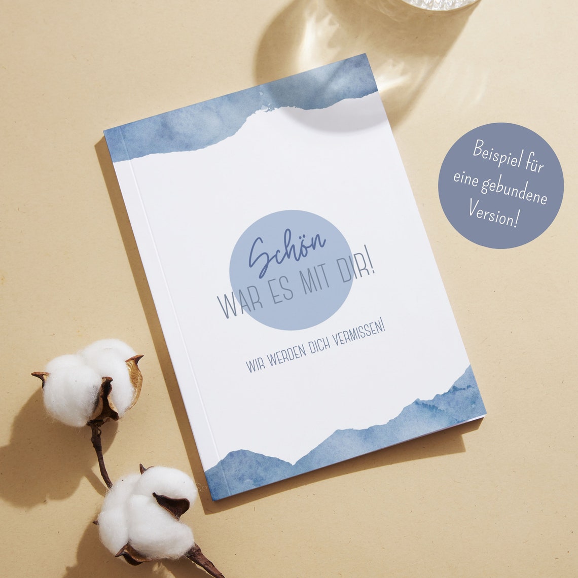 Fill-in Card for Colleagues, Farewell Gift for Colleagues, Friends ...