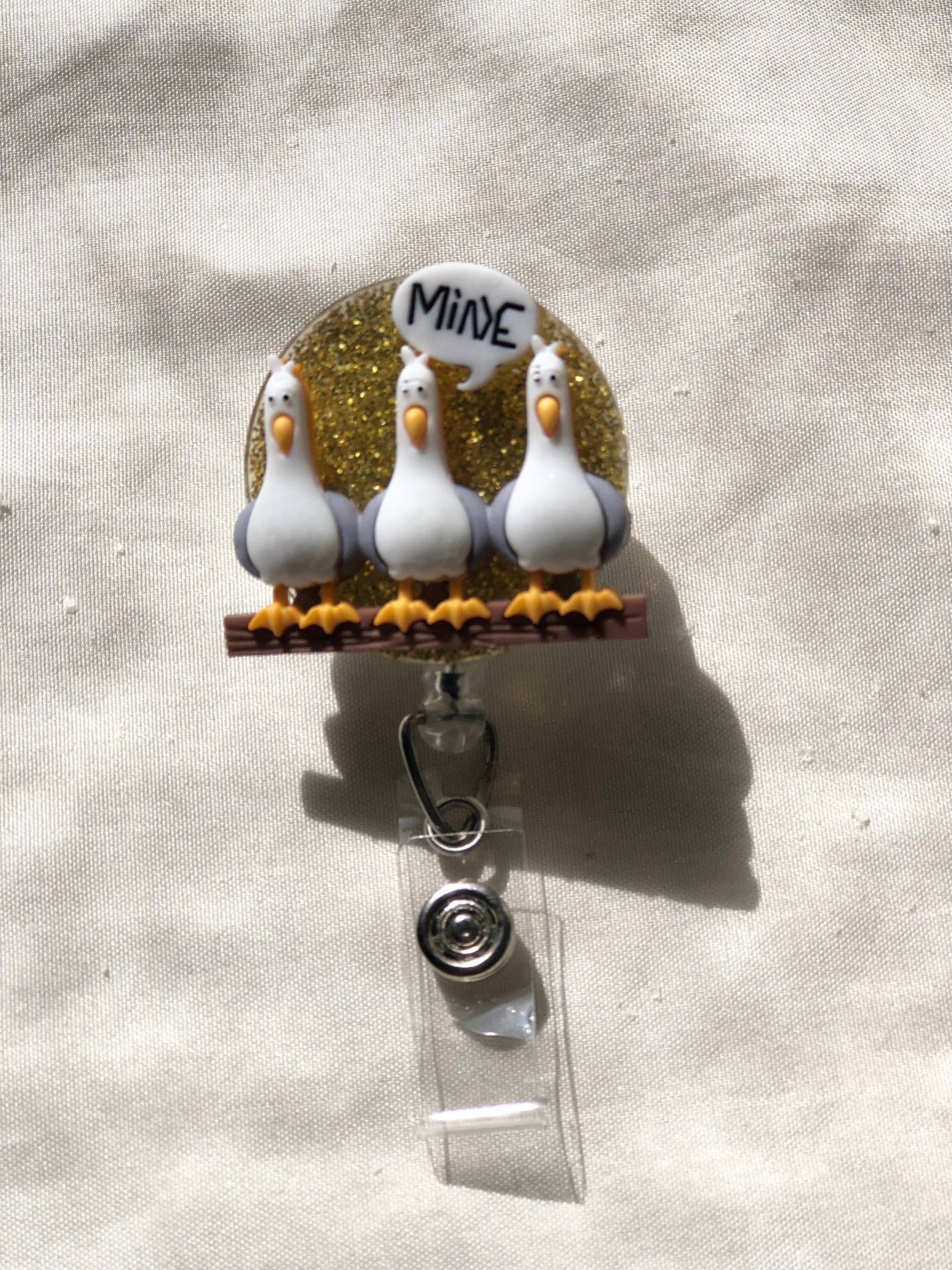 Badge Reel Disney Finding Nemo Birds - Etsy Badge Reel Disney Finding Nemo Birds - Etsy
