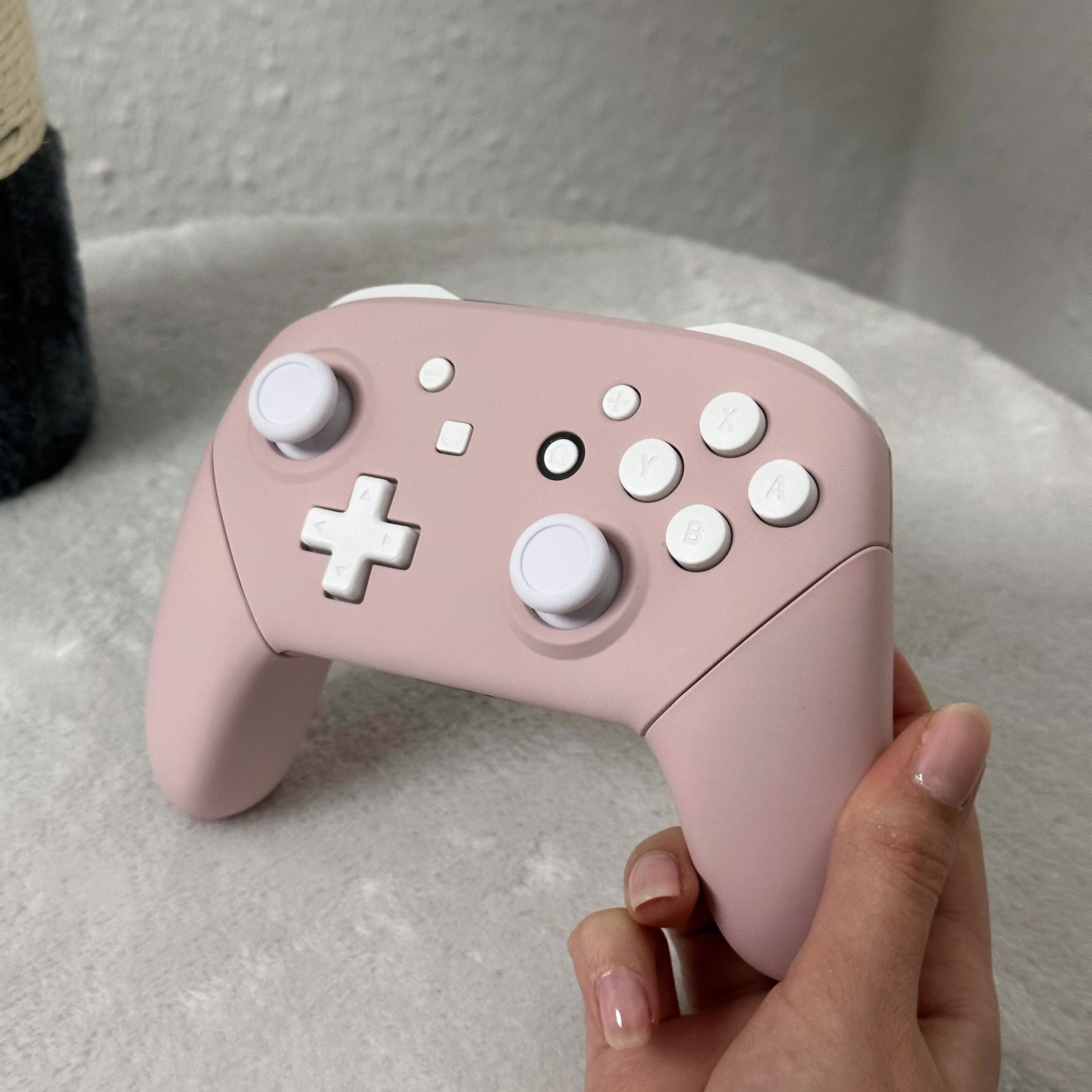 Nintendo Switch Pro Controller, Customized in Cherry Blossom Pink With ...