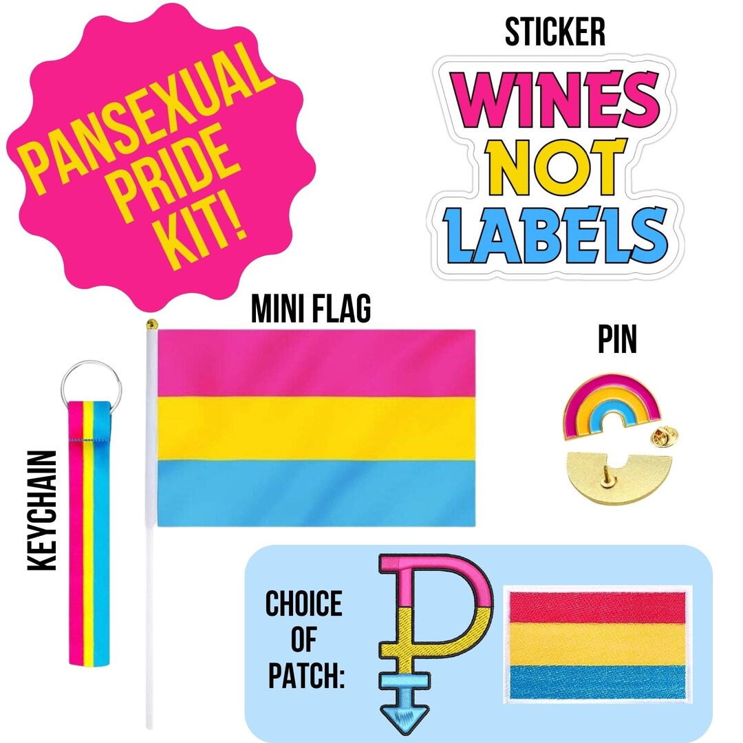 Pansexual Pride Kit Etsy Uk
