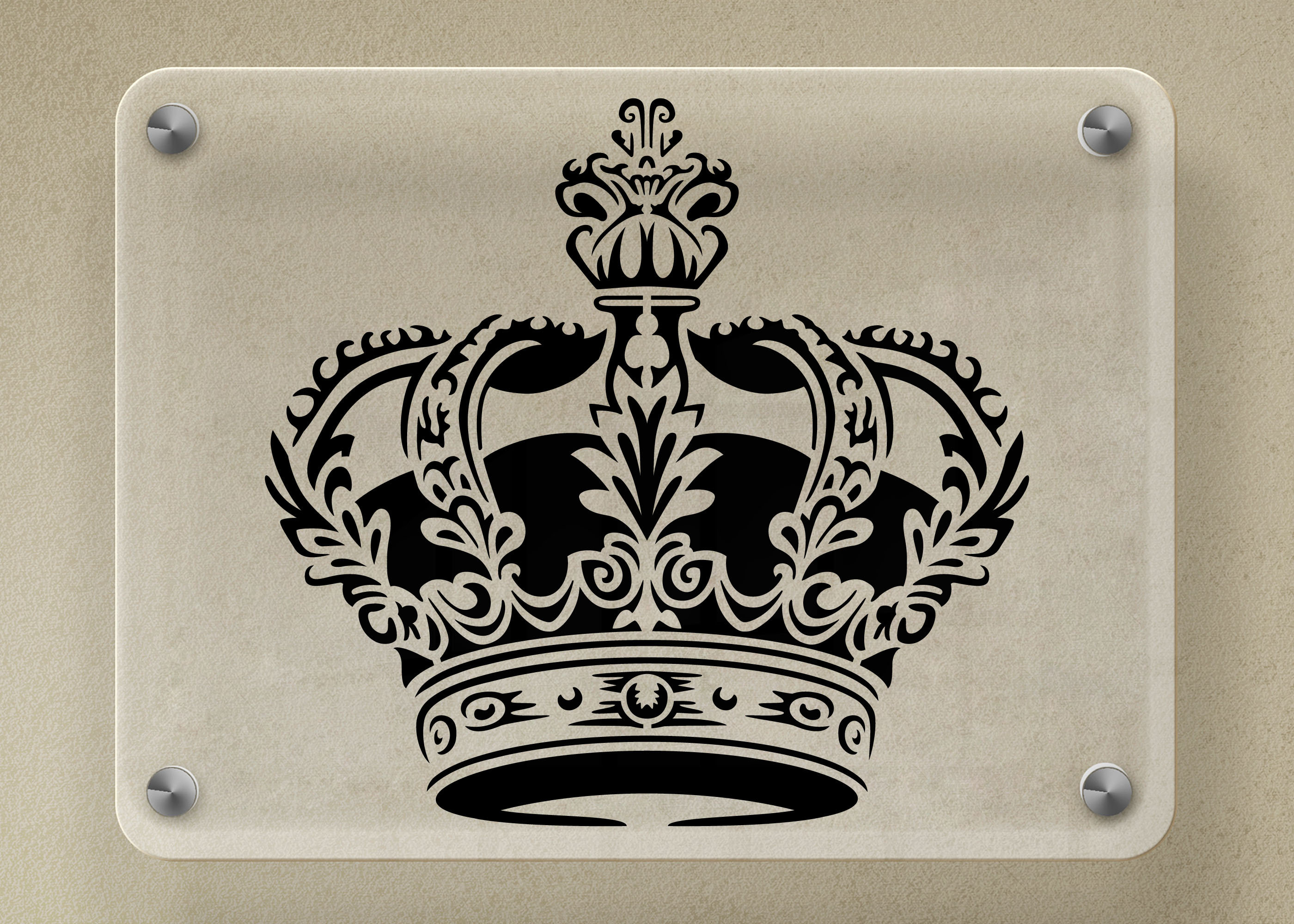 Vintage King Crown Stencil Art, Royal Crown, Royal Theme, Wall Decor, SVG, Dxf, Wall Decor ...
