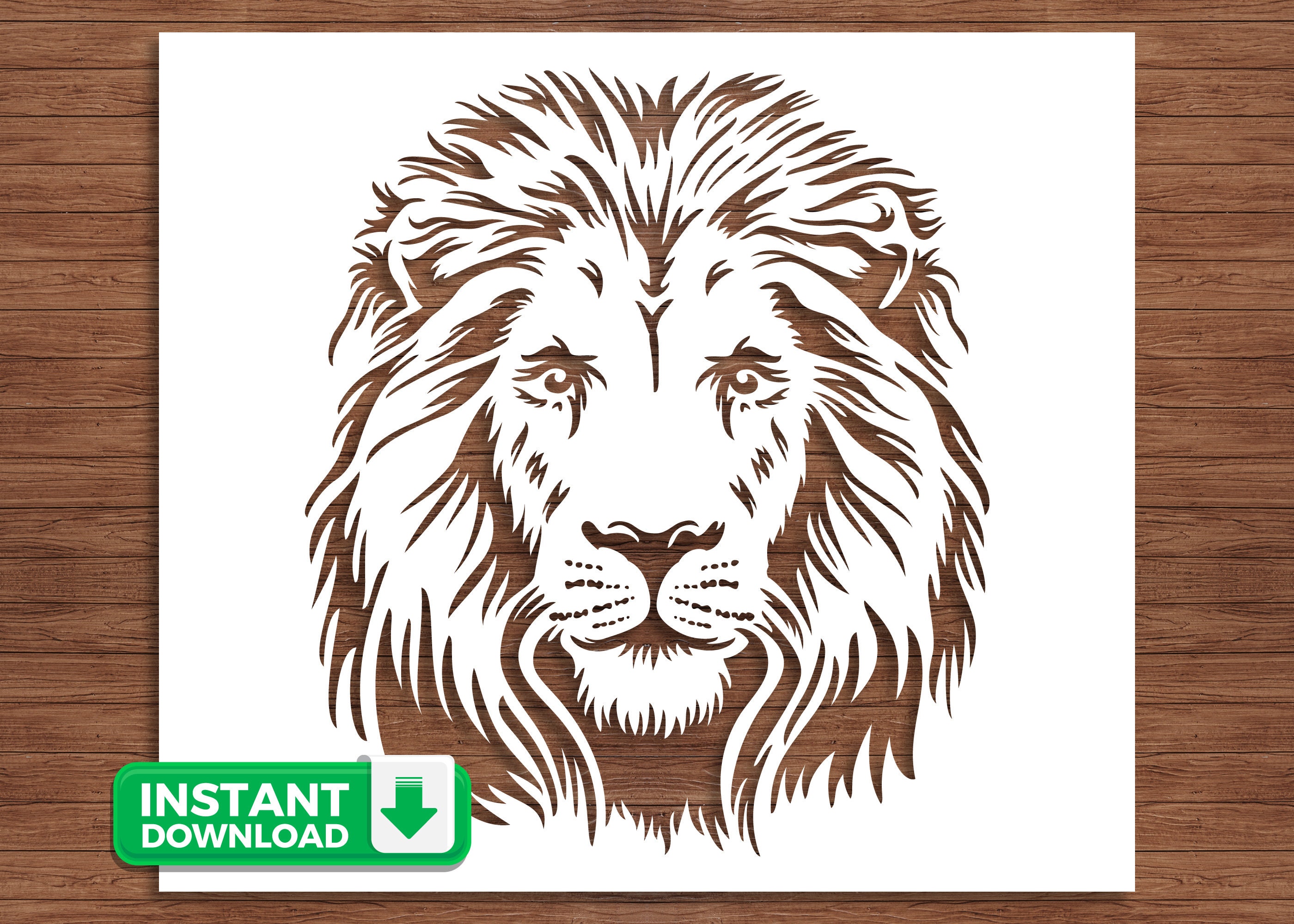 Creative Lion Stencil Designs for DIY Art, SVG, DXF, Patterns & Home ...