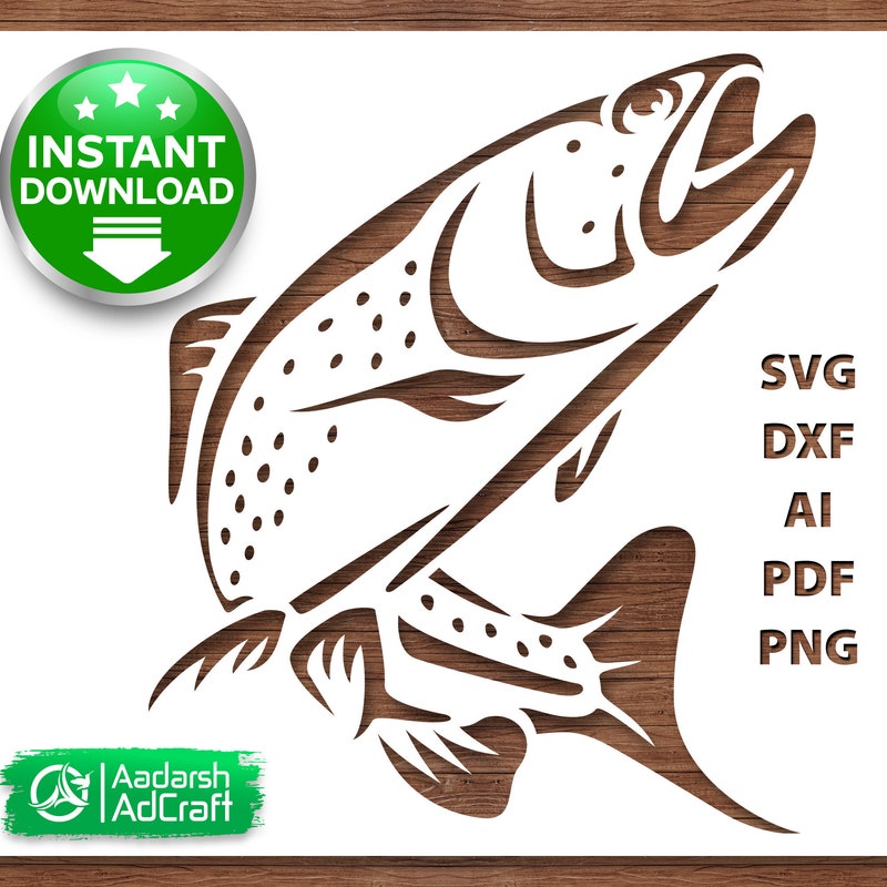 Trout Wall Paintings - Etsy