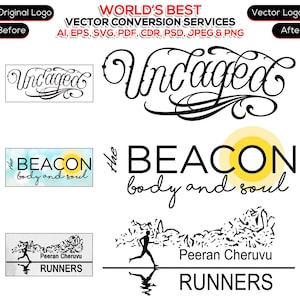 Logo Vector Tracing, Photo to Vector, Convert My Logo Into SVG, Ai or ...