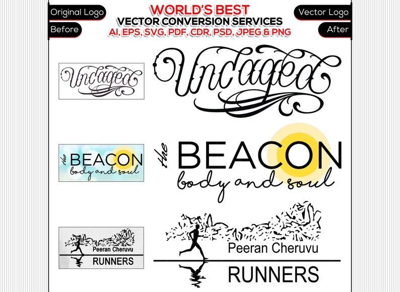 Logo Vector Tracing, Photo to Vector, Convert My Logo Into SVG, Ai or ...