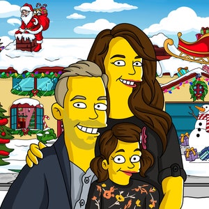 Simpsons Yellow Character Portrait of Two Girls With Balls in Hand on ...