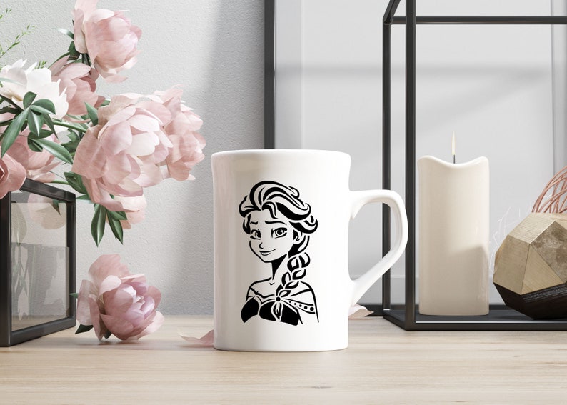 Frozen Queen Stencil Art | Ice Queen SVG Cut File, Snow Queen ...