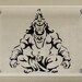 Lord Hanuman Majestic Art Stencil, Hanuman Stencil, Indian Mythology ...