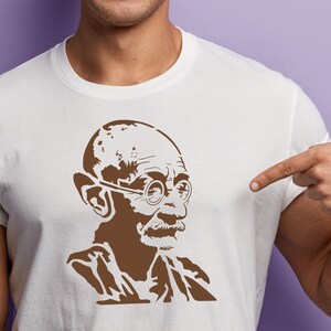 Mahatma Gandhi Face Art Stencil, Gandhi Ji Stencil, Father of Nation ...