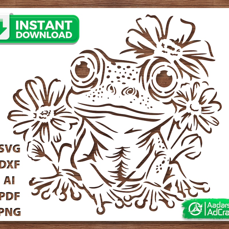 Frog Stencil - Etsy