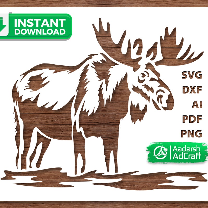 Moose Stencil - Etsy UK