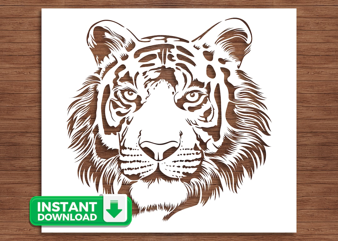 Creative Tiger Stencil Designs for DIY Art, Patterns and Home Décor ...